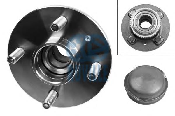 9002 Ruville cubo de rueda trasero