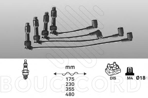 1104962 Ween juego de cables de encendido