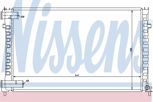 133032 Peugeot/Citroen radiador refrigeración del motor