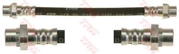 34306798523 BMW tubo flexible de frenos trasero