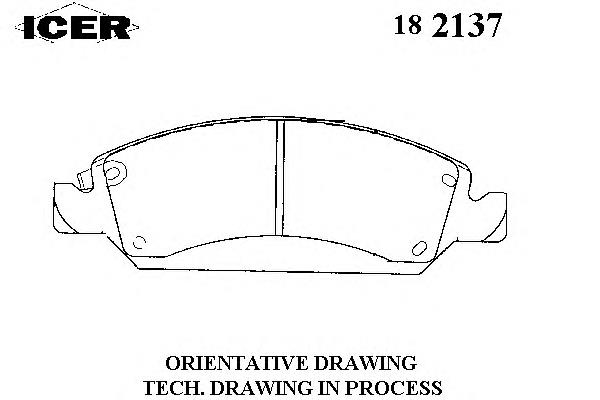 19369415 General Motors pastillas de frenos delanteras