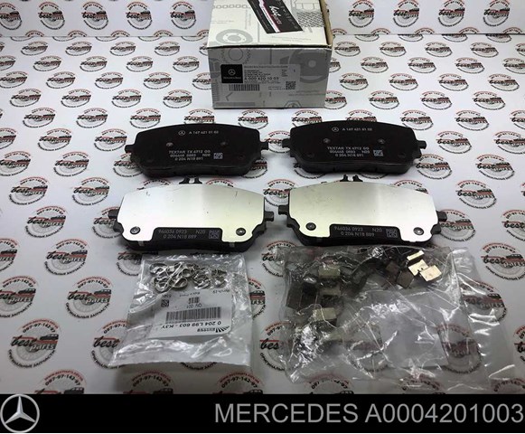 A0004201003 Mercedes pastillas de frenos delanteras