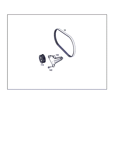 0139974592 Mercedes correa trapezoidal