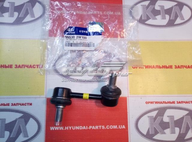555302W100 Hyundai/Kia barra estabilizadora trasera izquierda