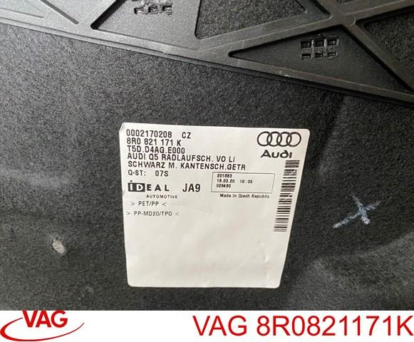 8R0821171K VAG guardabarros interior, aleta delantera, izquierdo