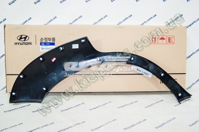 877432E001 Hyundai/Kia moldura de guardabarro trasero izquierdo