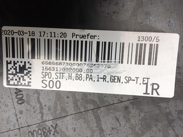 8K0-807-521-G-01C VAG alerón parachoques trasero