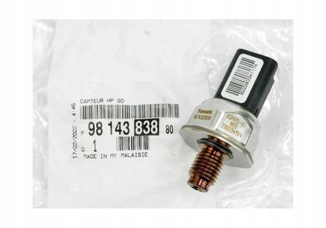 9814383880 PEUGEOT/CITROEN Sensor de presión de combustible