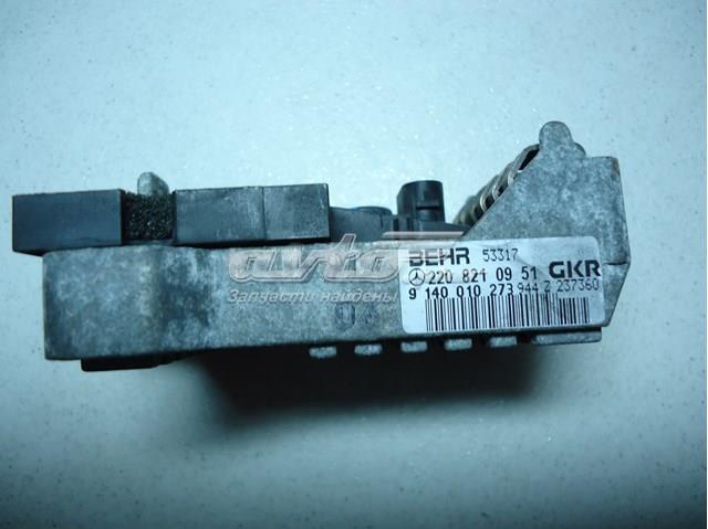 A2208210951 Mercedes resitencia, ventilador habitáculo