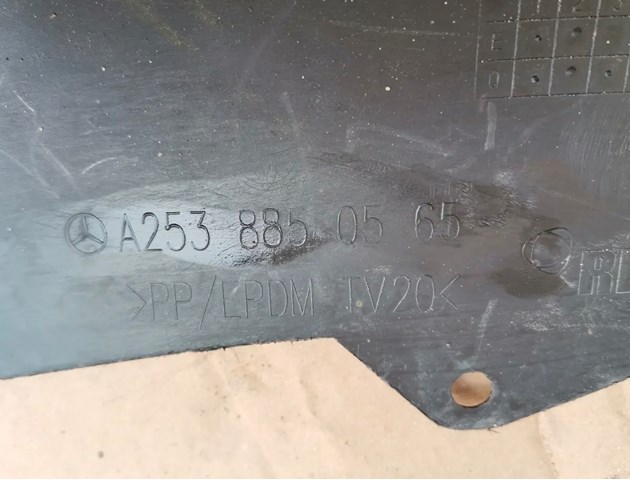 A2538850565 Mercedes parachoques delantero, parte inferior comprar barato