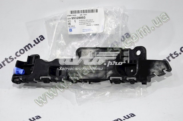 95328893 General Motors soporte de guía para parachoques delantero ...