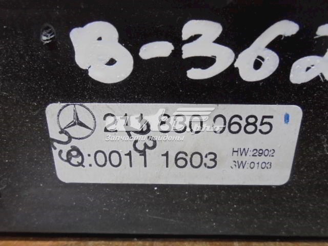 2118300685 Mercedes unidad de control, calefacción/ventilacion