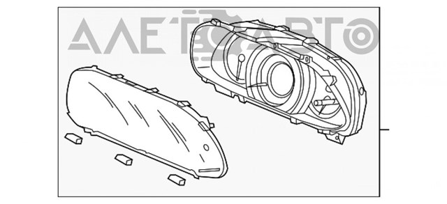 5320875010 TOYOTA Soporte de radiador superior