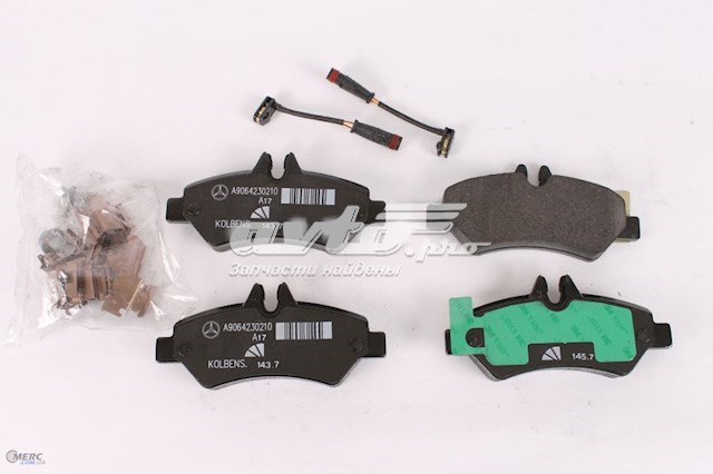 A9064200100 MERCEDES Pastillas de freno traseras