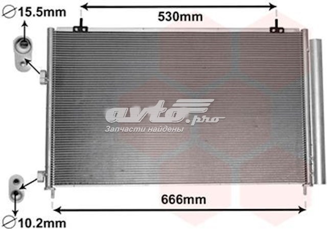 8846042110 Toyota condensador, aire acondicionado