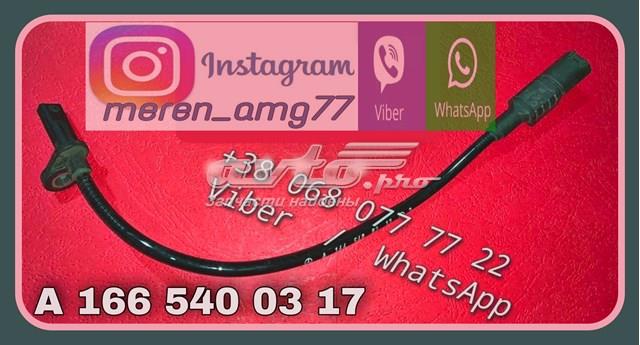 A1665400317 Mercedes sensor abs trasero