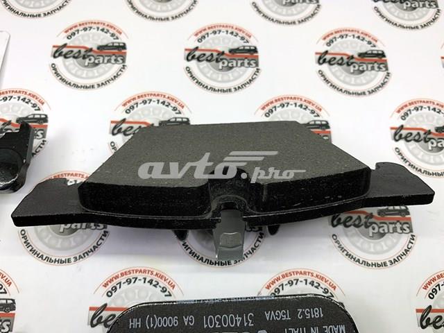 31423652 Volvo pastillas de frenos delanteras