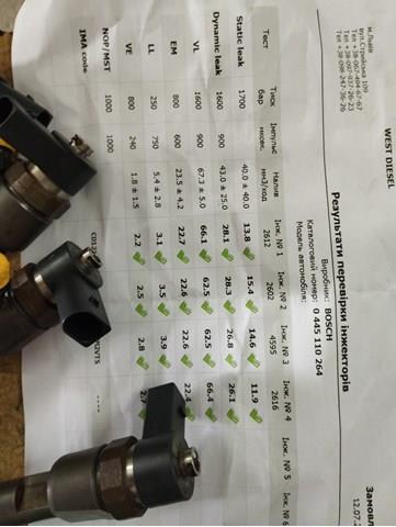 445110263 Bosch inyector de combustible