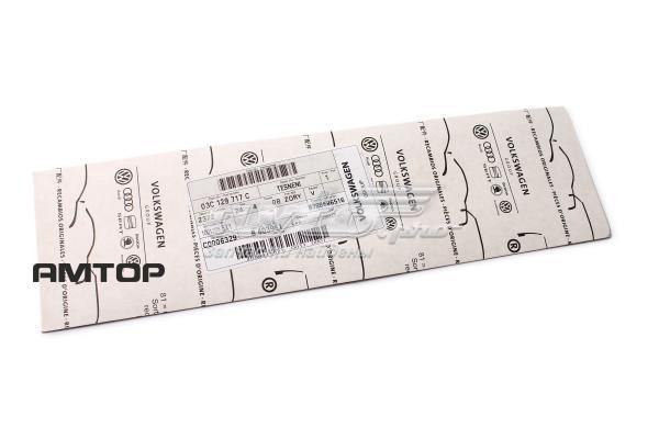 03C129717C VAG junta, colector de admisión, inferior