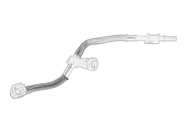 9802620780 PEUGEOT/CITROEN tubo de combustible atras de las boquillas