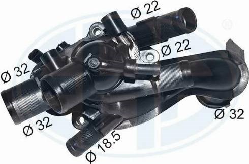 11537588876 BMW caja del termostato