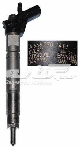 6460701187 Mercedes válvula de inyección