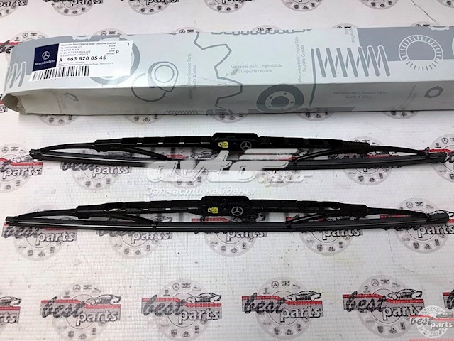 A4638200545 Mercedes juego de limpiaparabrisas de luna delantera, 2 piezas
