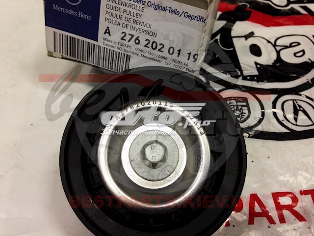 A2762020119 Mercedes polea inversión / guía, correa poli v