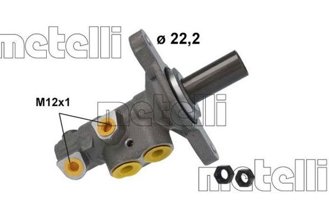 05-1227 METELLI bomba de freno