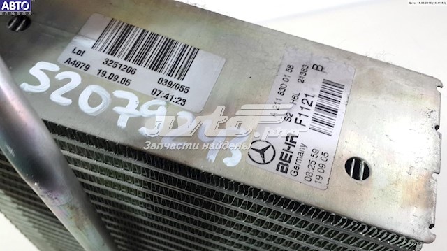 2118300158 Mercedes evaporador, aire acondicionado