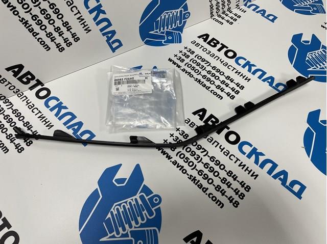 86563F2AA0 HYUNDAI/KIA moldura de parachoques delantero izquierdo