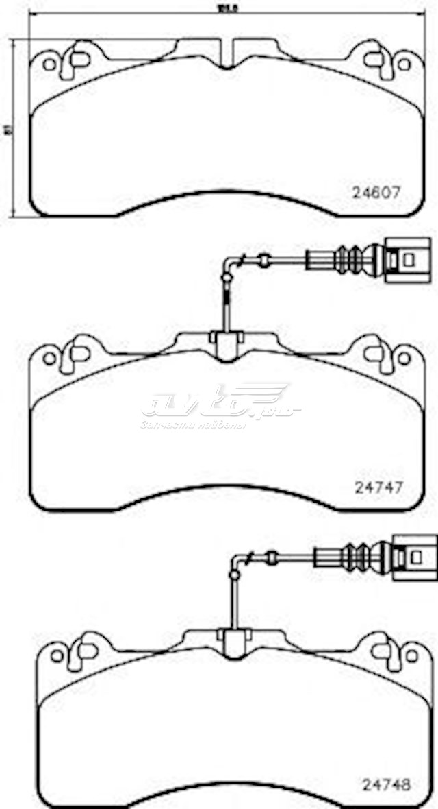 044650W150 Toyota pastillas de frenos delanteras