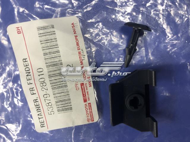 5387928010 Toyota soporte de parachoques delantero exterior