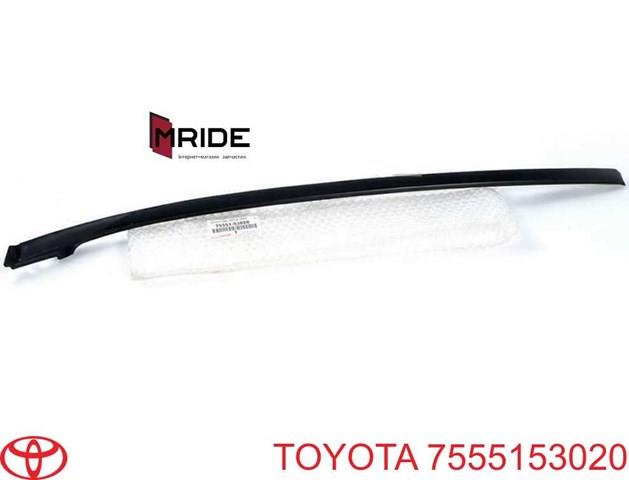 7555153020 Toyota moldura de parabrisas derecha