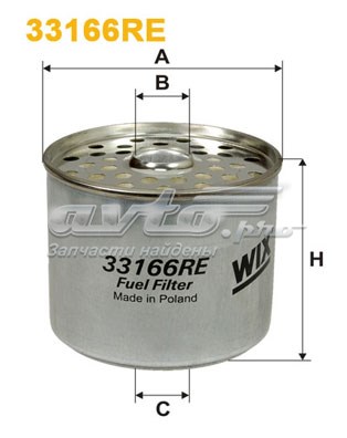 33166 WIX filtro combustible