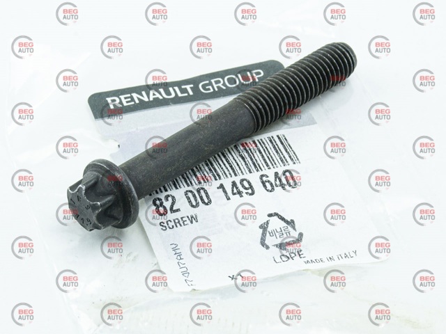 8200149640 RENAULT (RVI) Tornillo de tapa de cojinete de cigüeñal