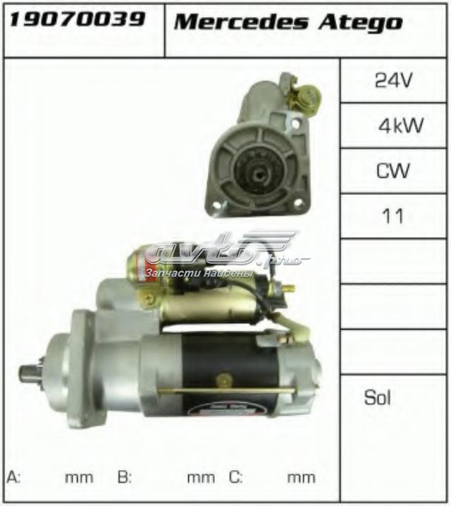 A0061512101 Mercedes motor de arranque