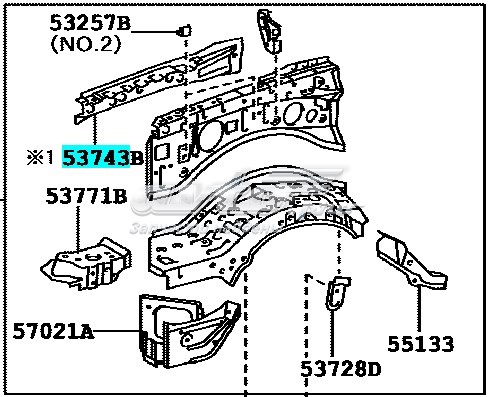 5374335040 Toyota mejor precio para Avtopro