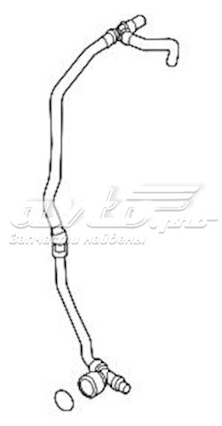 11537598341 BMW conducto aceite, turbocompresor, alimentación