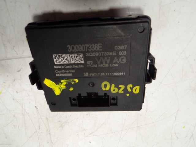 3Q0907338E VAG modulo de control de iluminacion adaptable (ecu)