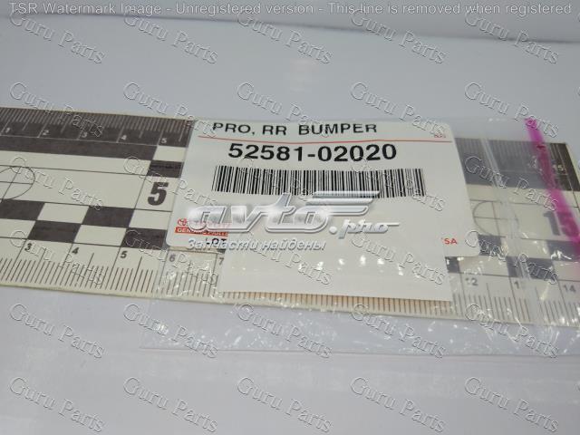 5258102020 Toyota protector del parachoques trasero