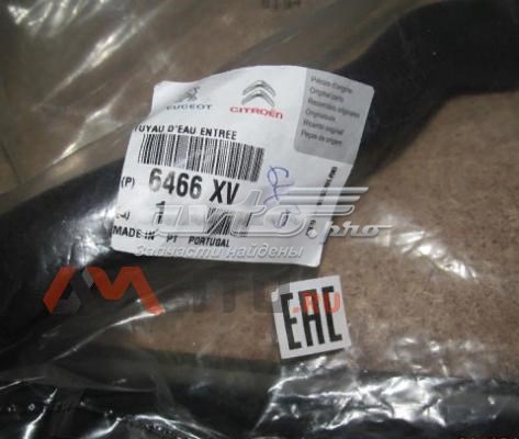 6466XV PEUGEOT/CITROEN tubería de radiador, retorno