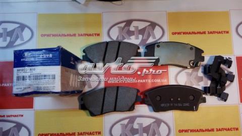 58101D7A10 Hyundai/Kia pastillas de frenos delanteras