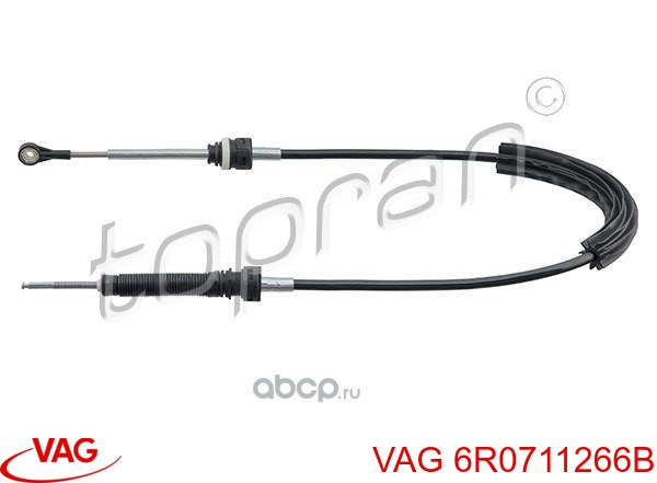 6R0711266B VAG cable de accionamiento, caja de cambios, selectora