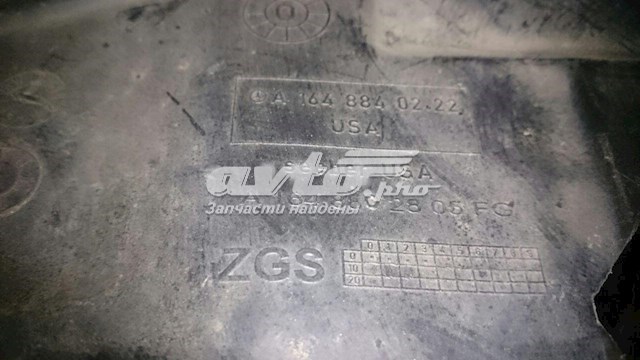 1648802805 Mercedes guardabarros interior, aleta delantera, derecho ...