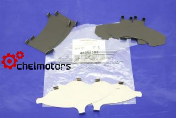 4605A383 Mitsubishi lamina antiruido pastilla de freno delantera