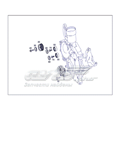 A1372000270 Mercedes tensor de correa, correa poli v