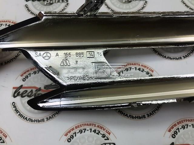 A1668851474 Mercedes listón embellecedor/protector, parachoques ...