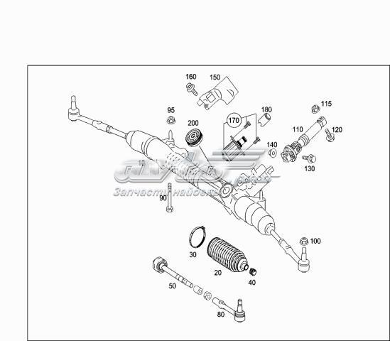 2214602500 Mercedes cremallera de dirección