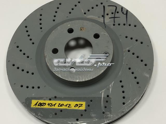 A2214210812 Mercedes disco de freno delantero